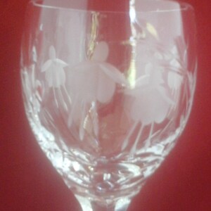 Stuart Crystal Cascade Small Wine Glass - Etsy