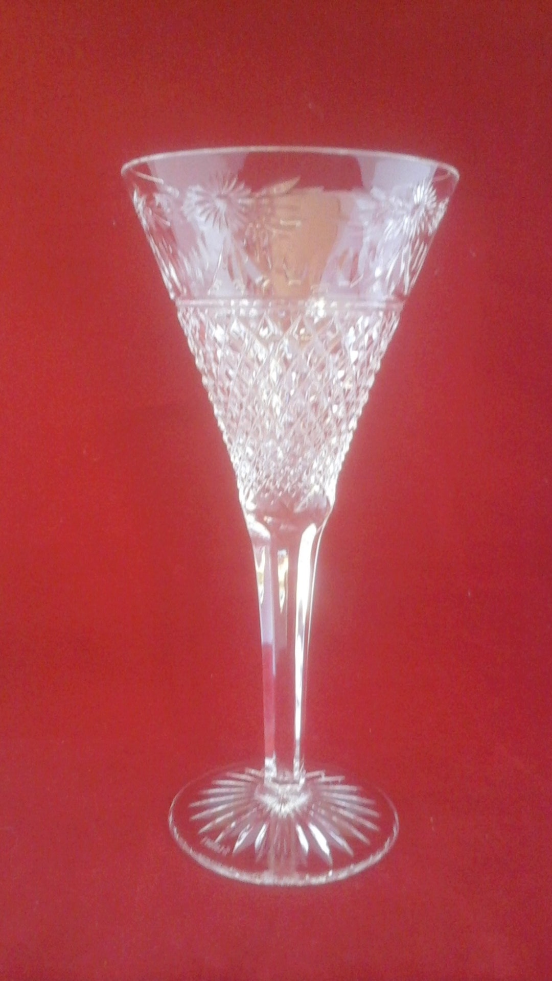 Stuart Crystal Beaconsfield Large Wine Glass - Etsy
