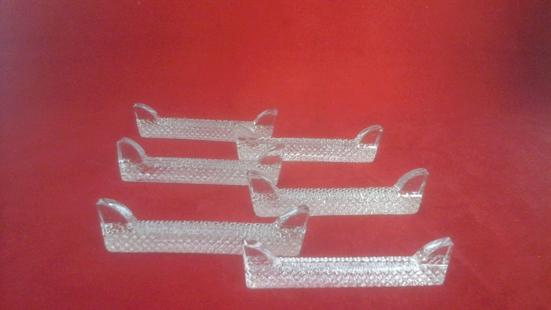 Cut Crystal Knife Rests Set of Six - Etsy