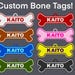 Custom 3D Printed Bone Tags - Etsy