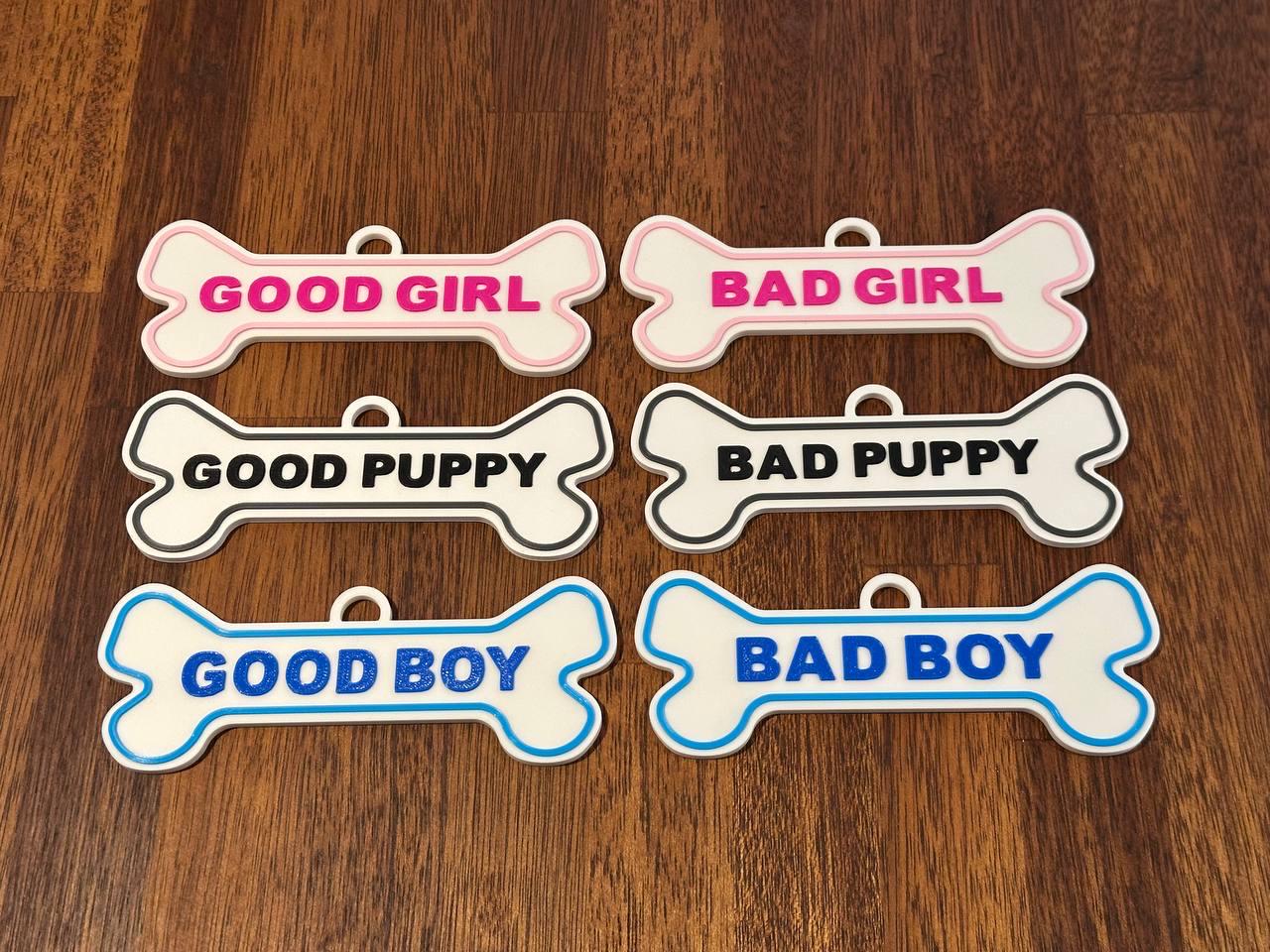 3D Printed Bone Fursuit Tag - Etsy