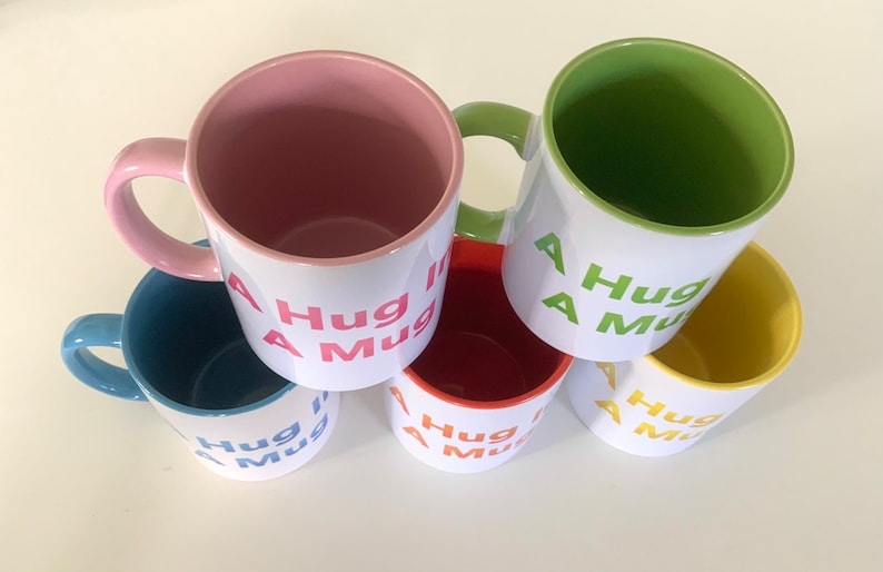 A Hug in A Mug Cute Animals - Etsy