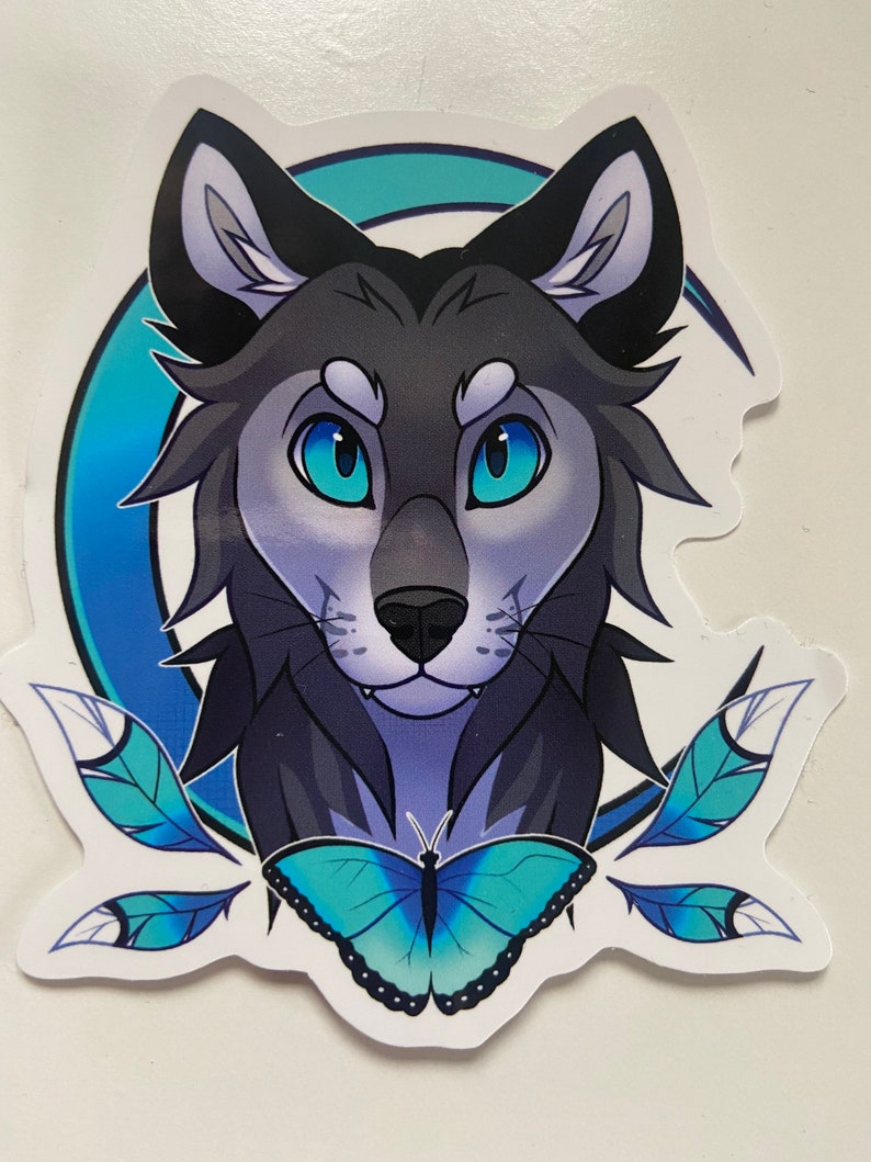 Furry Stickers Cool Animals - Etsy