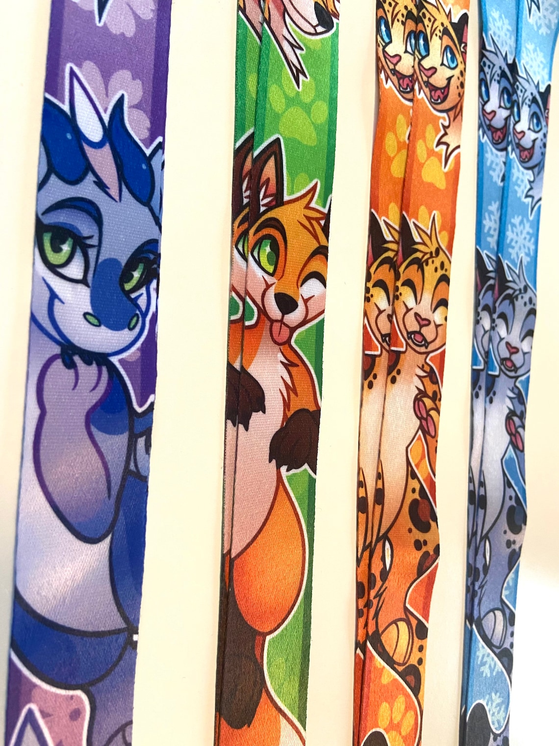 Furry Lanyards Cute Animals - Etsy New Zealand
