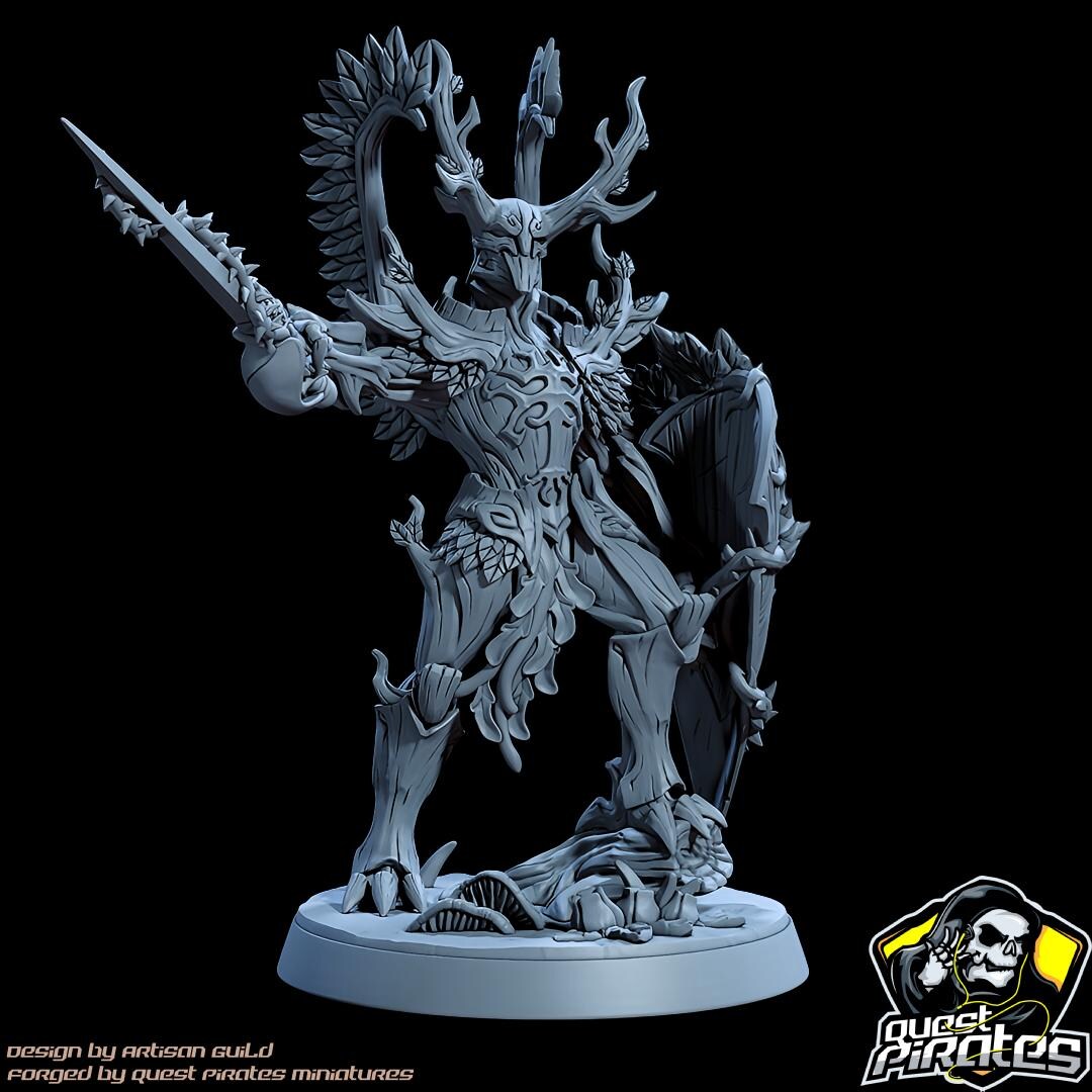 The Green Knight Spriggans 3D Printed Miniature for D&D Adventures - Etsy