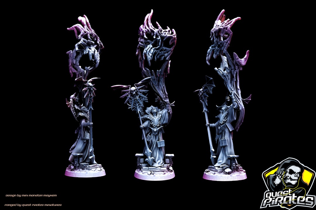 Blood Adept Mage Male 28mm Unpainted Miniatures Tabletop Miniatures ...