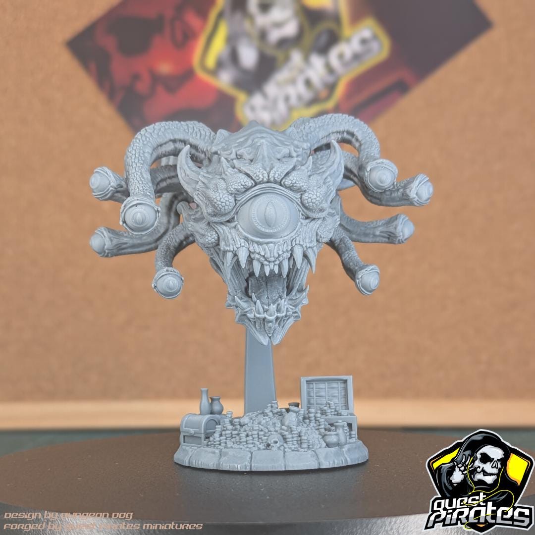 Epic 85mm Beholder Miniature for Tabletop Gaming - Ready for Your ...