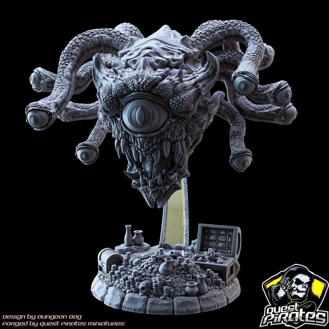 Epic 85mm Beholder Miniature for Tabletop Gaming - Ready for Your ...