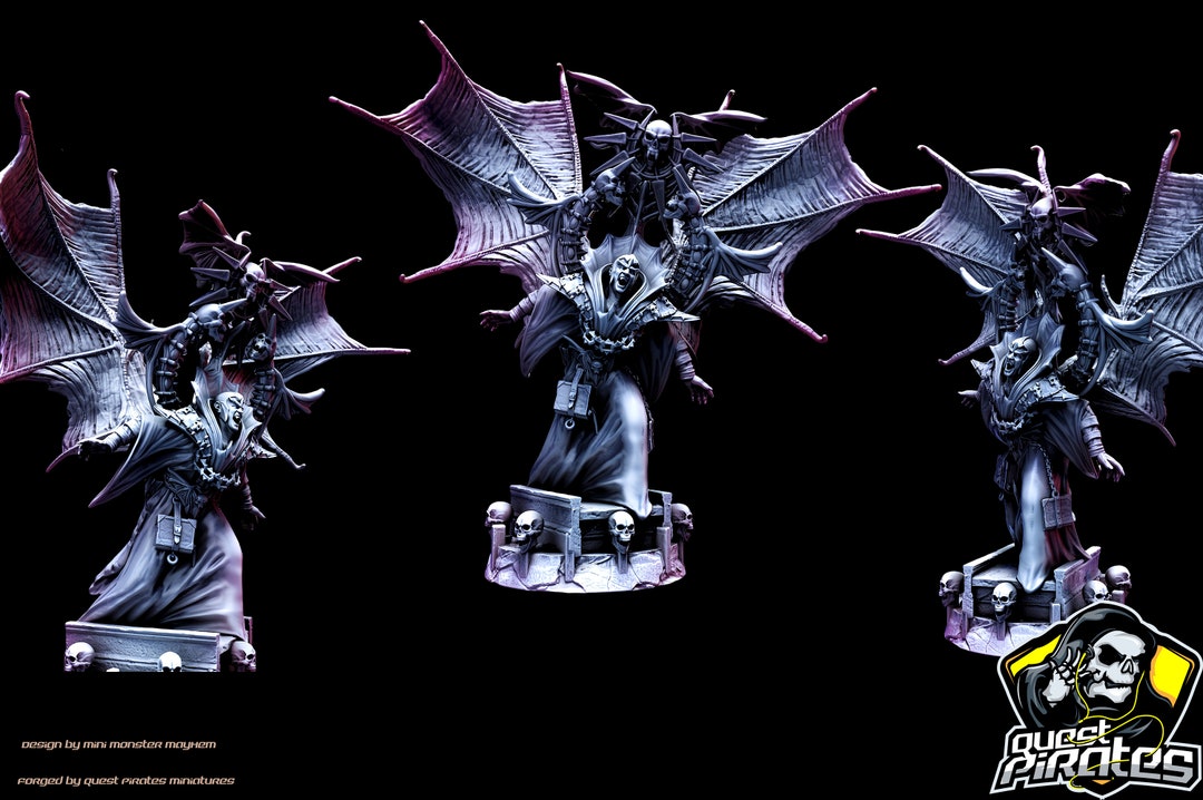 Blood Adept Vampire Male 28mm Unpainted Miniatures Tabletop Miniatures ...