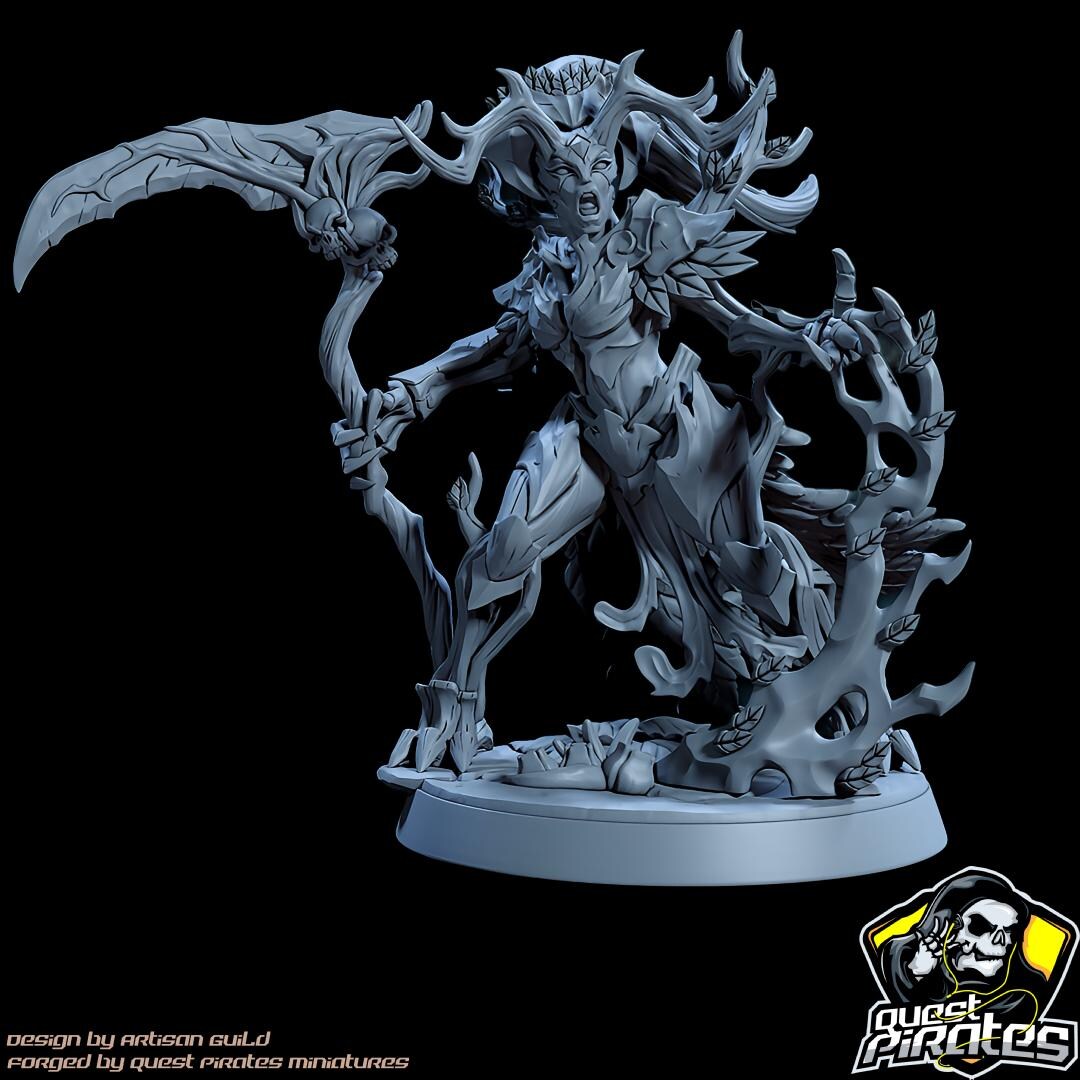 3D Printed Spriggans Hero Feydris Deeproot 36mm Unpainted Miniatures ...