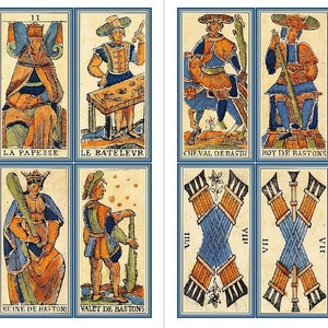 Ancient Tarots of Bologne. Vintage Italian Tarot Deck Reproduction - Etsy