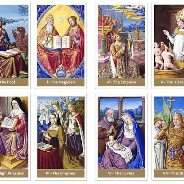 Christian Tarot Deck - Etsy
