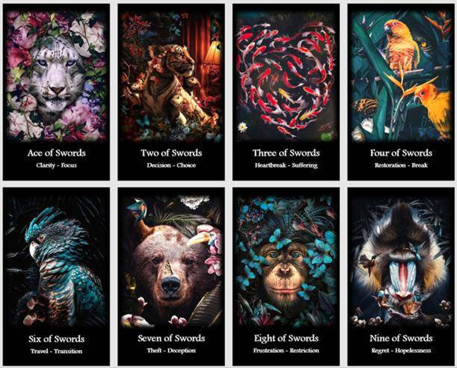 Wild Spirit Tarot Deck. Nature Tarot Deck - Etsy