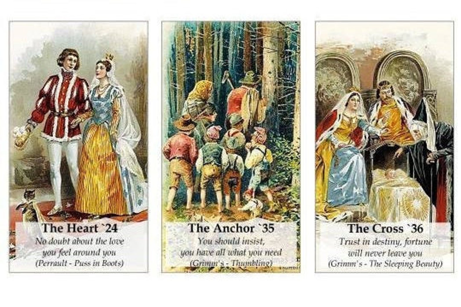 Fairy Tales Lenormand Oracle Deck. Vintage Art - Etsy