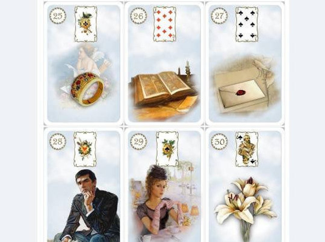 Romance Lenormand Oracle Deck - Etsy