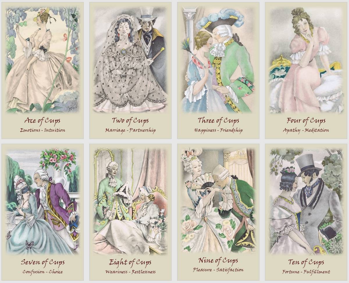 Romantic Love Tarot Deck. Engangement Marriage Wedding Tarot - Etsy ...
