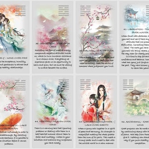 I Ching Oracle Deck. Book of Changes - Etsy