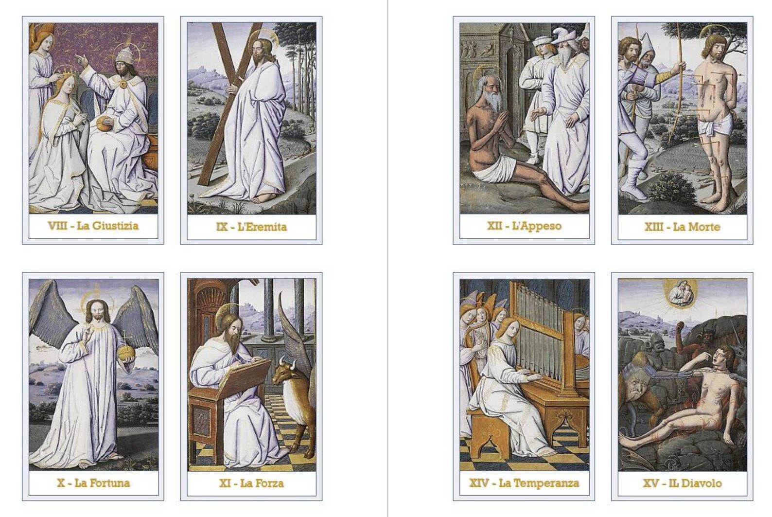 Religious Tarot Deck. Ancient Book of Hours | Etsy