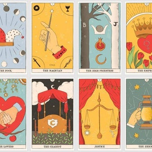 Fools Journey Tarot Deck. Fortune Telling - Etsy