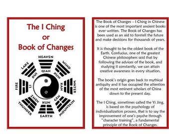 I Ching Oracle Deck. Book of Changes - Etsy