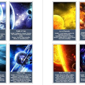 Space Galaxy Tarot Deck. Cosmos Tarot - Etsy