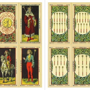 Etteilla Tarot Deck. Ancient Tarot Cards Reproduction - Etsy