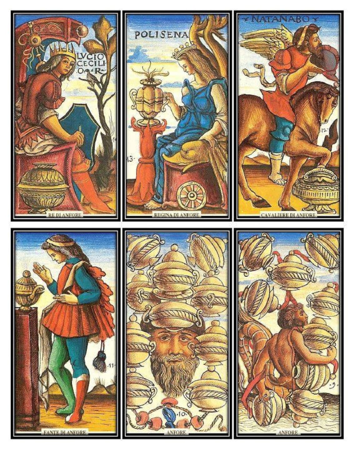 Ancient Sola Busca Tarot Deck Reproduction - Etsy