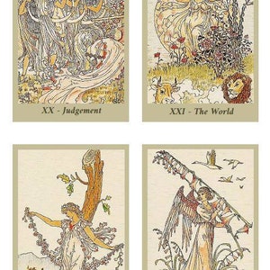 Victorian Romance Tarot Deck. Vintage Tarot Illustrations - Etsy