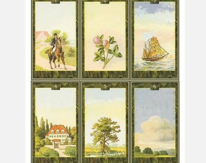Vjntage Lenormand Oracle Deck. Ancient Lenormand - Etsy