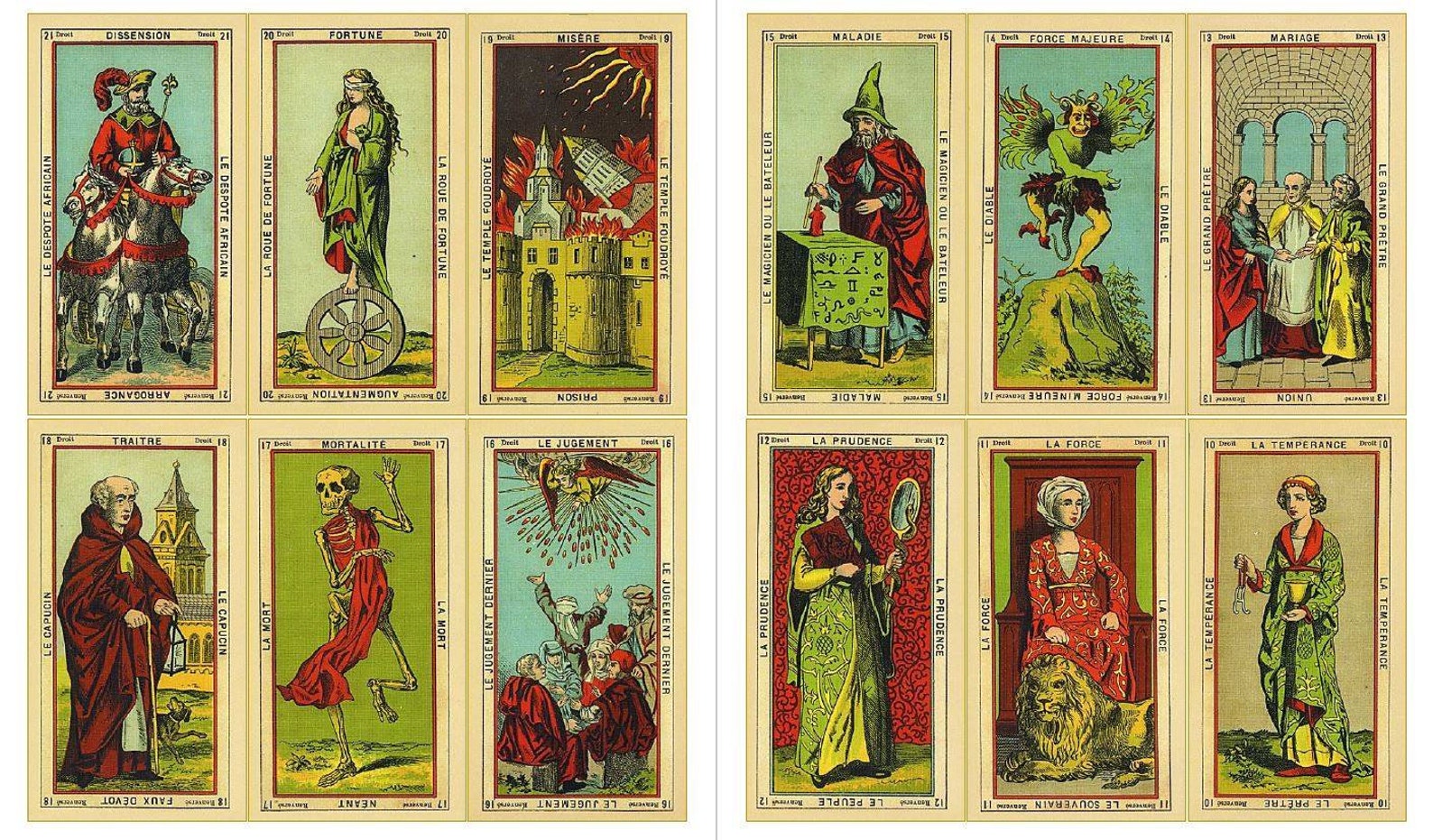 Etteilla Tarot Deck. Ancient Tarot Cards Reproduction - Etsy