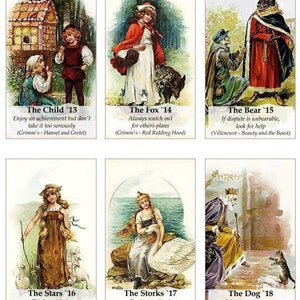 Fairy Tales Lenormand Oracle Deck. Vintage Art - Etsy