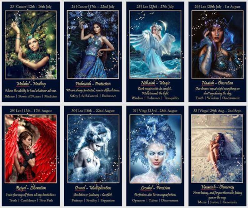 Guardian Angel Oracle Deck. Archangel Oracle Cards - Etsy