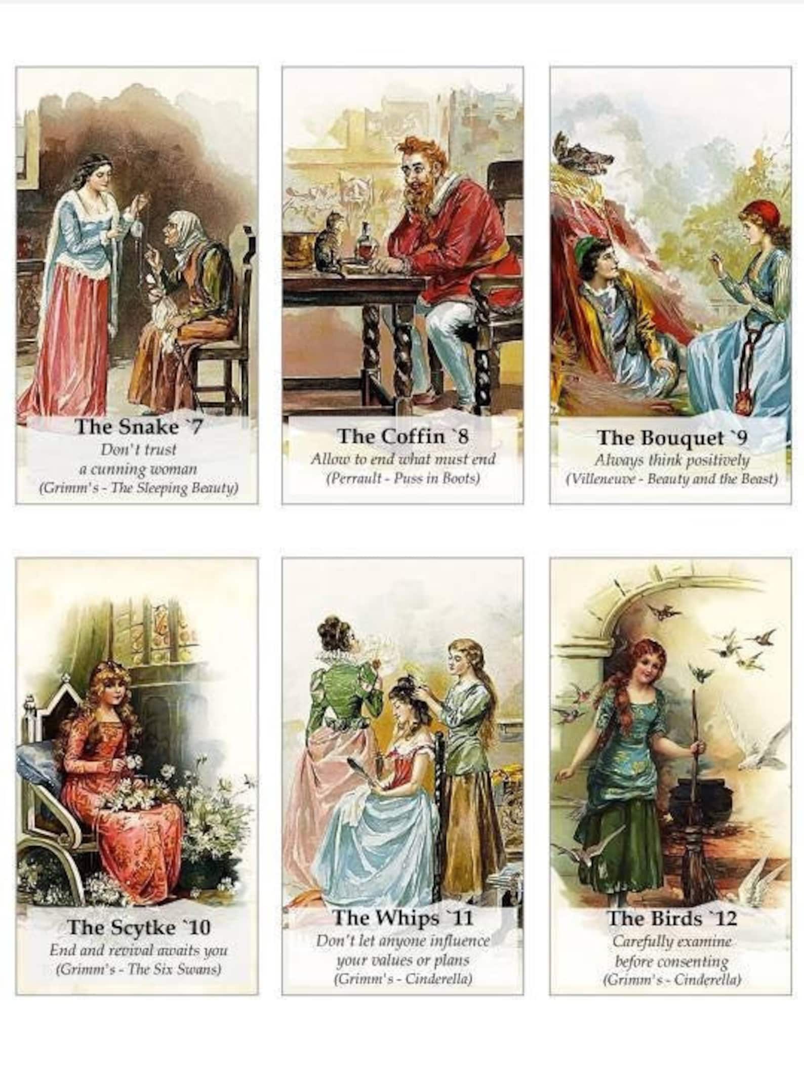 Fairy Tales Lenormand Oracle Deck. Vintage Art - Etsy