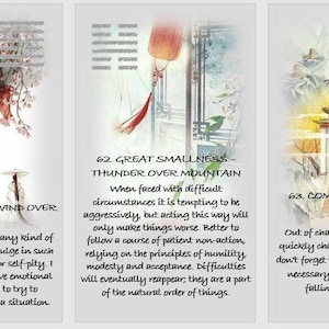 I Ching Oracle Deck. Book of Changes - Etsy
