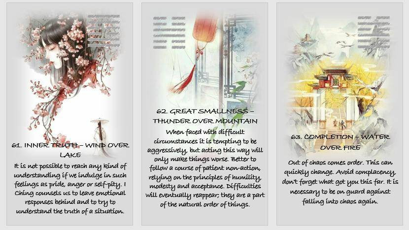 I Ching Oracle Deck. Book of Changes - Etsy