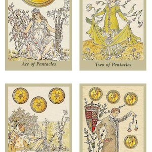 Victorian Romance Tarot Deck. Vintage Tarot Illustrations - Etsy