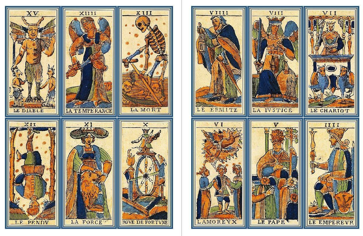 Ancient Tarots Of Bologne Vintage Italian Tarot Deck Etsy