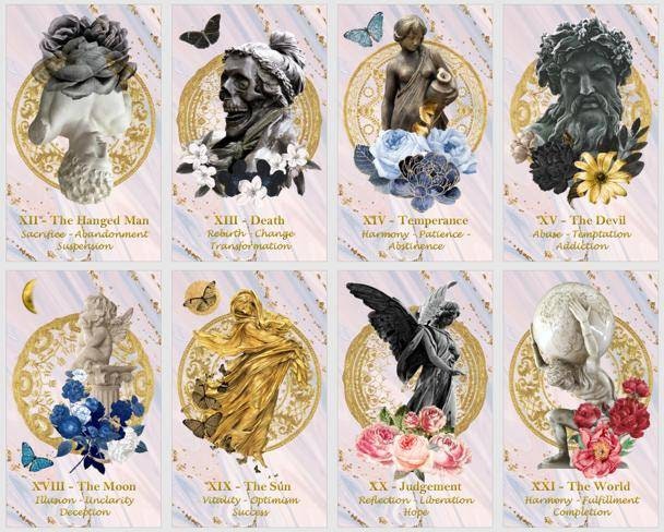 Ancient Revival Tarot Deck. Rebirth Tarot - Etsy