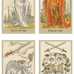 Victorian Romance Tarot Deck. Vintage Tarot Illustrations - Etsy