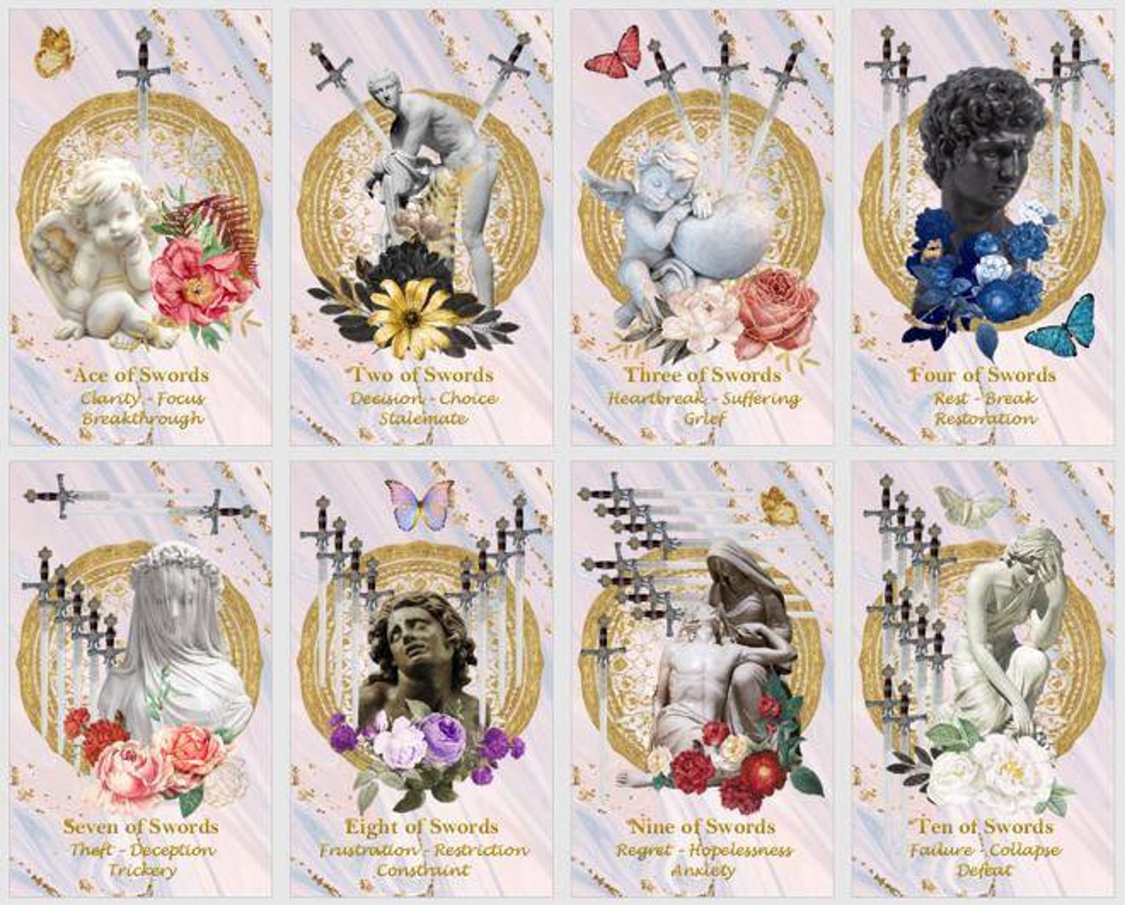 Ancient Revival Tarot Deck. Rebirth Tarot | Etsy