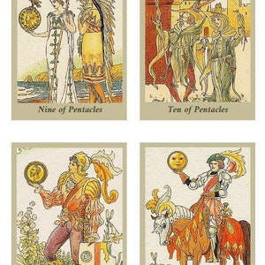 Victorian Romance Tarot Deck. Vintage Tarot Illustrations - Etsy