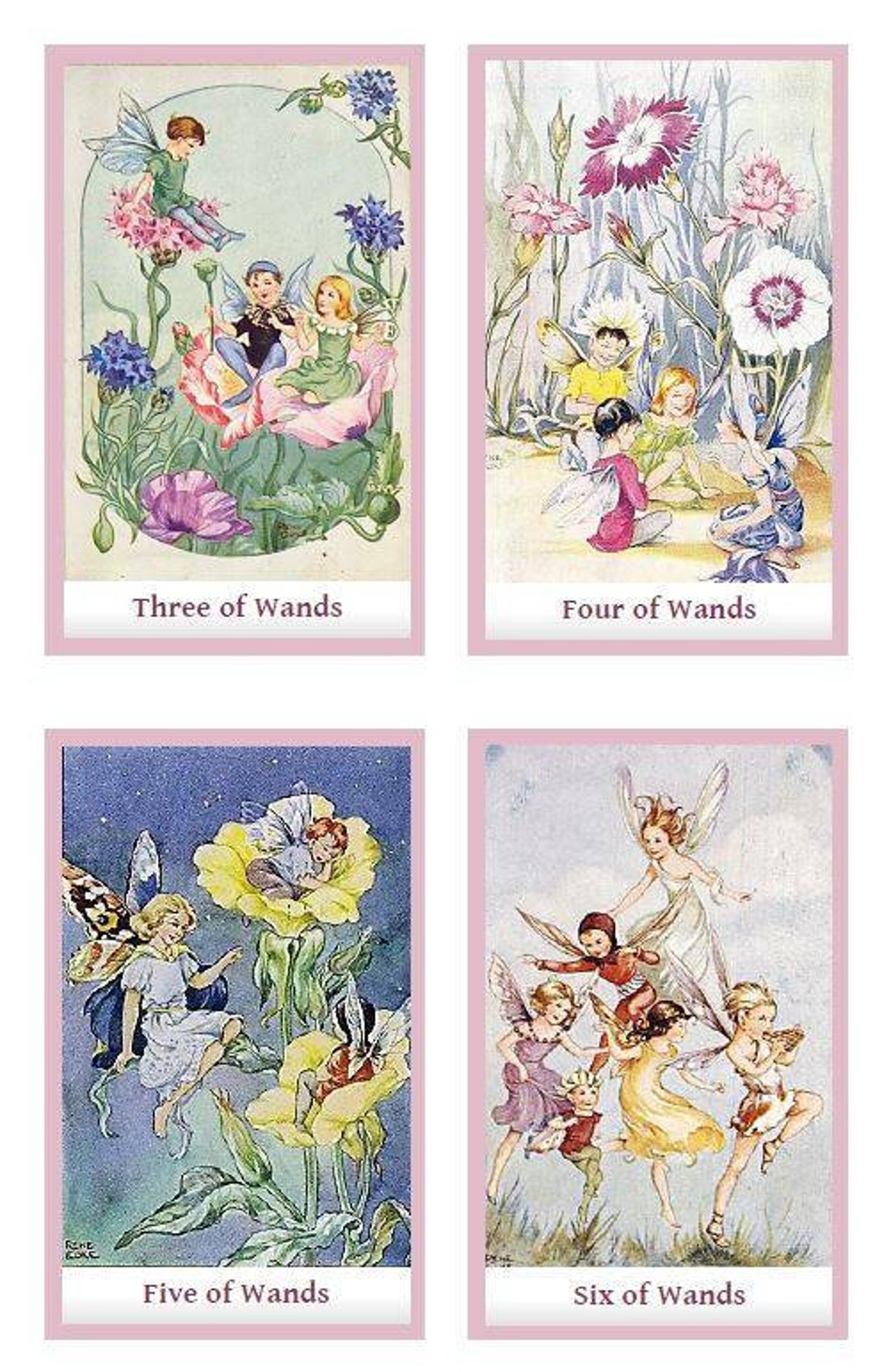 Fairy Land Tarot Deck. Rene Cloke Art - Etsy