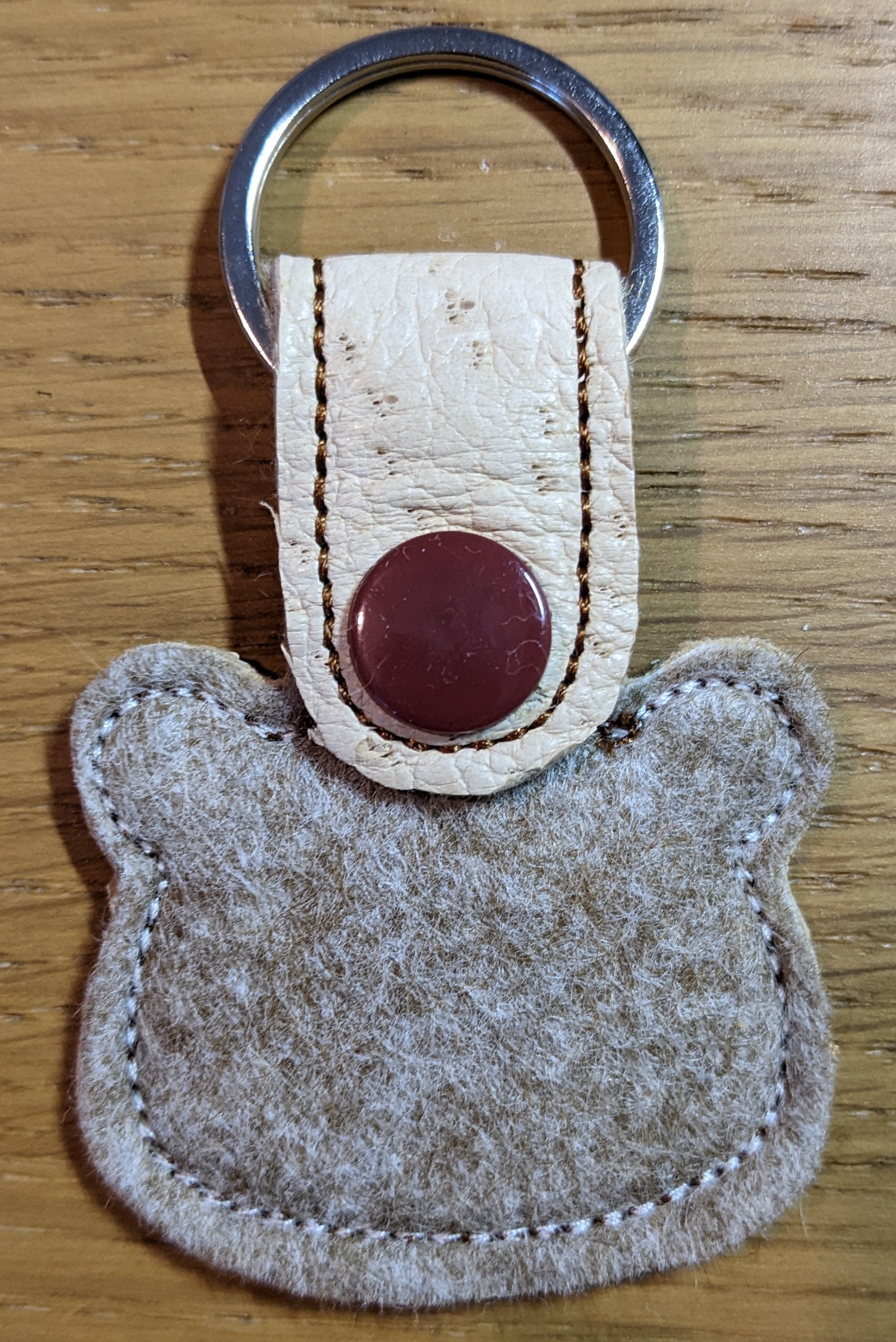 Machine Embroidered Teddy Bear Key Ring - Etsy UK