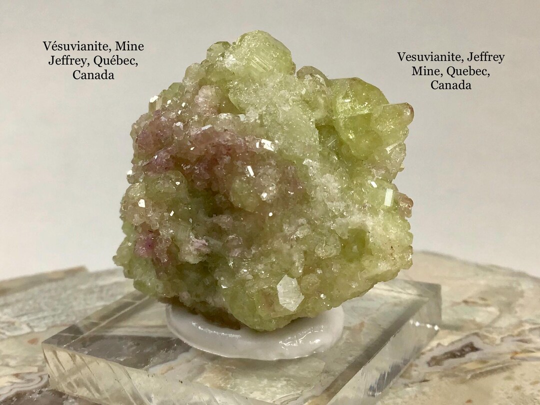 Vesuvianite, Jeffrey Mine, Quebec, Canada - Etsy Canada
