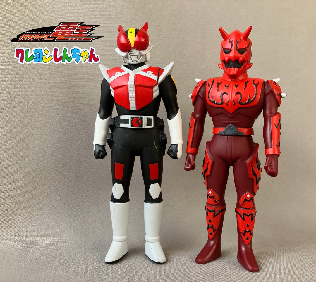 Kamen-rider DEN-O Momotaros [collaboration Figure With Crayon Shin-chan ...