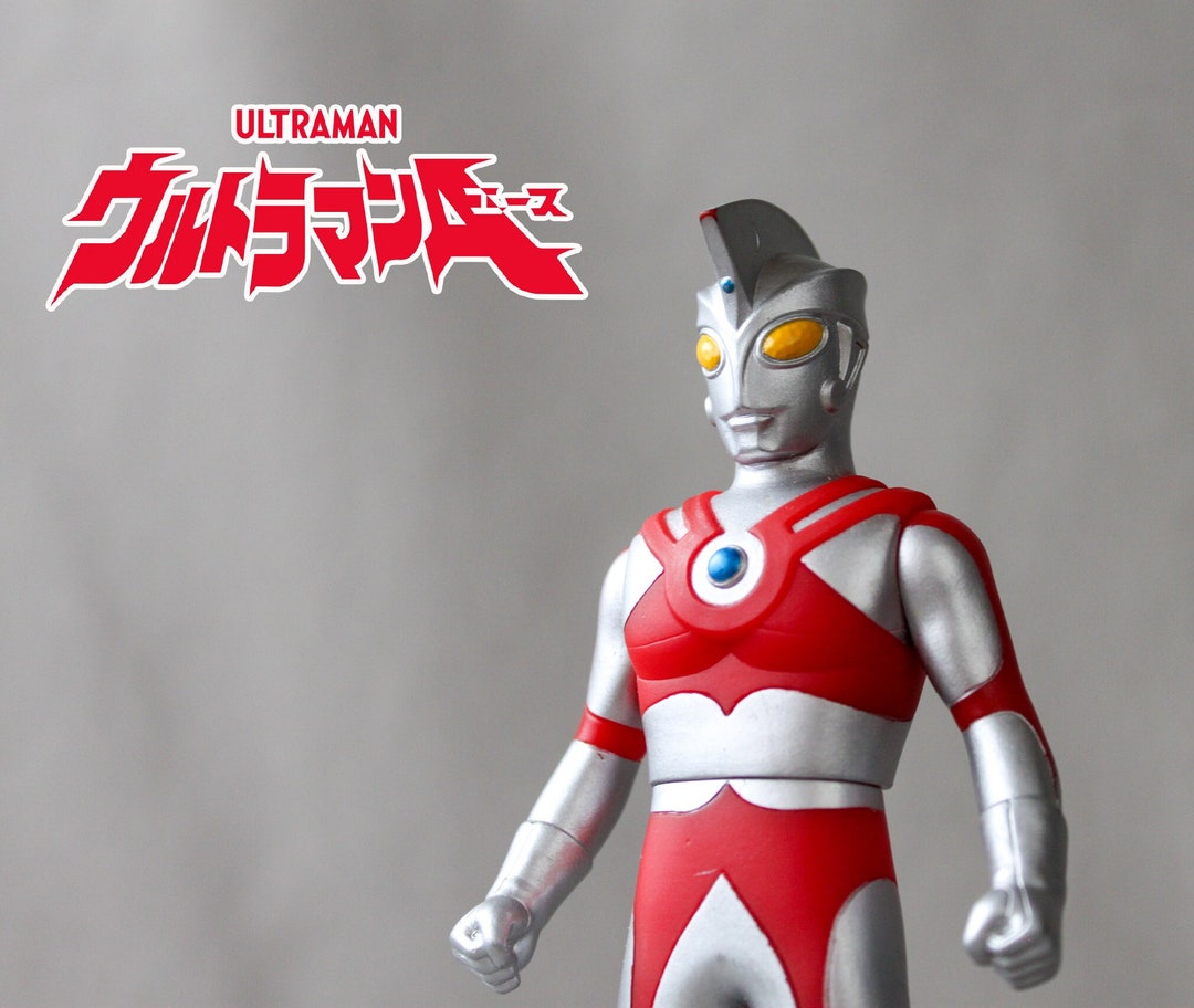 Ultraman Ace With Live Sign【ultraman Vinyl Soft Figure:used&cleaned】s ...