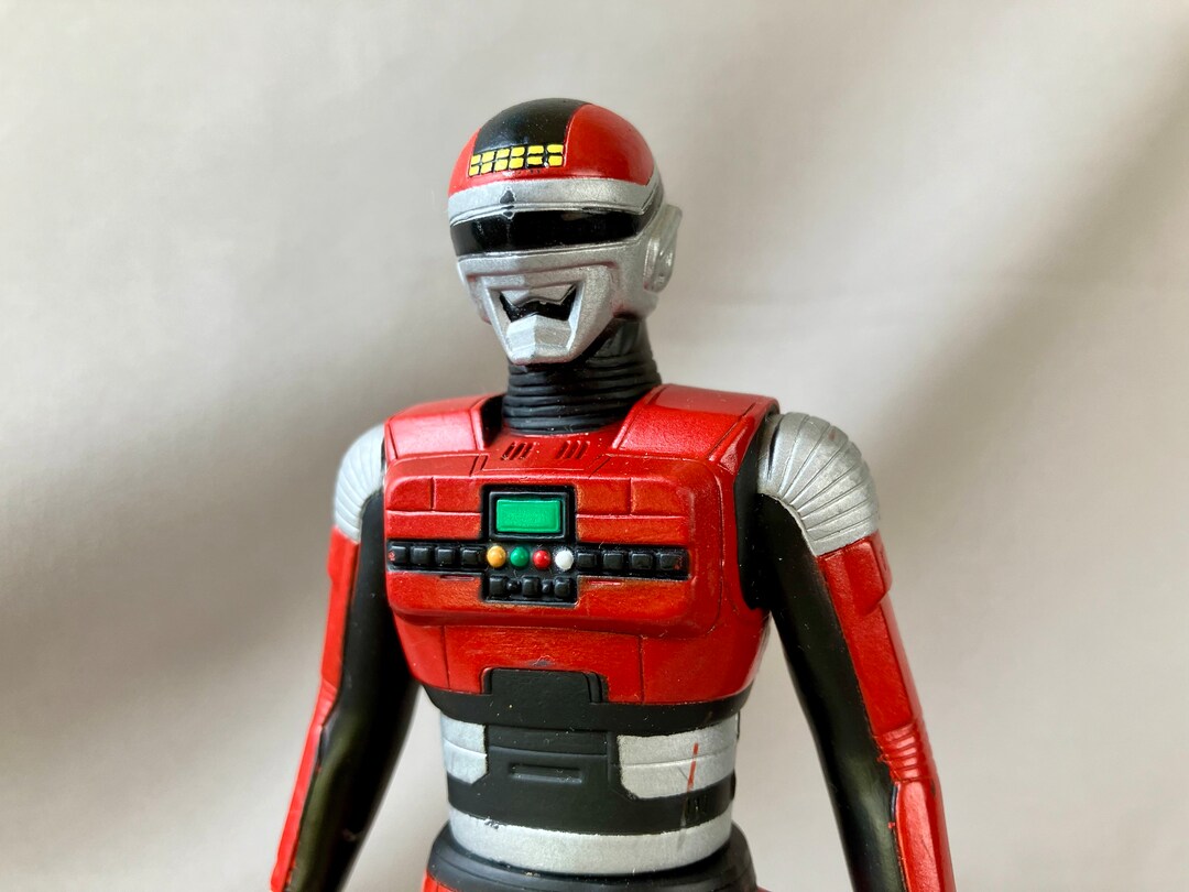 6.9inch.space Detective Shariban Soft Vinyl Figure metal Hero Series ...