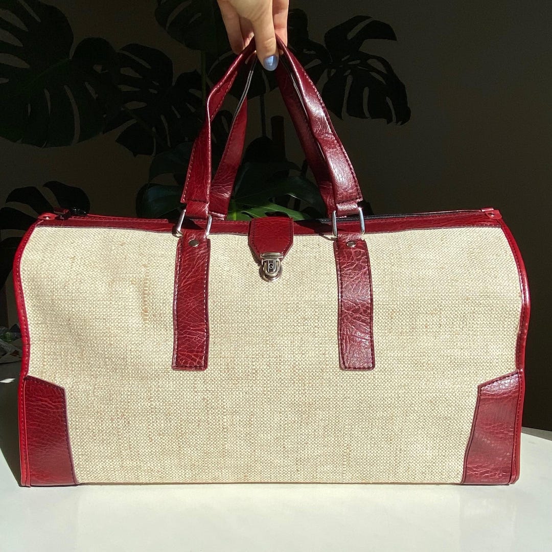 Vintage Weekender Bag Lockable 90s - Etsy