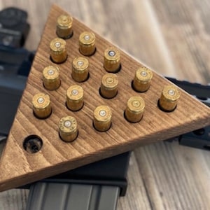 Triangle Peg Game/ 45 Brass Triangle Peg Game/ Man Cave/ Bar Game ...