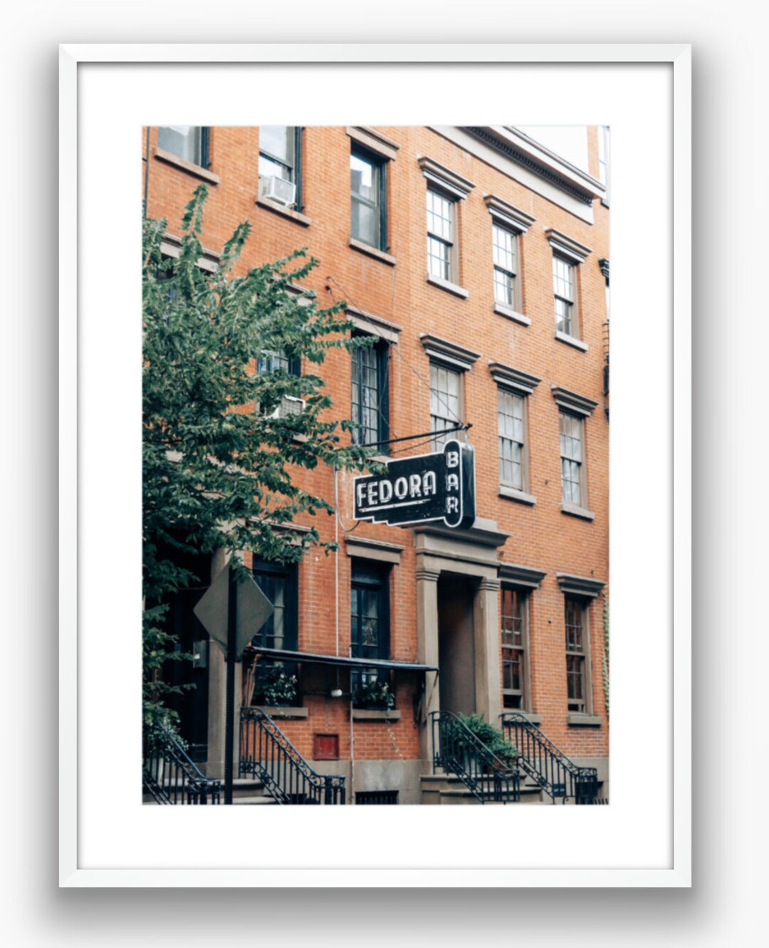 Fedora Bar New York City Photograph Print Only or Framed - Etsy